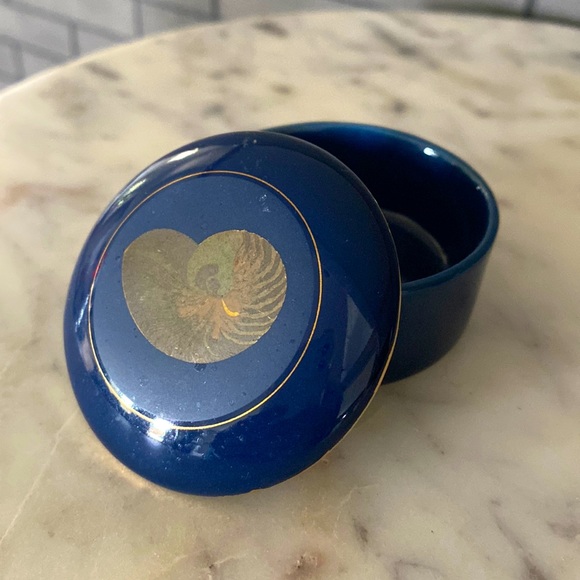 Otagiri | Other | Vintage Otagiri Nautilus Trinket Keepsake Box From ...